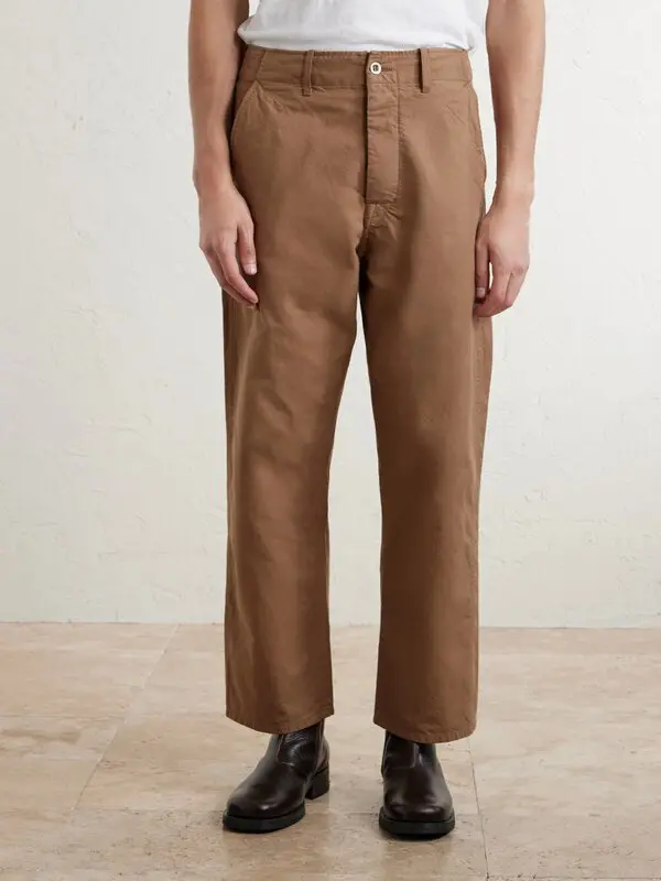 Visvim Straight-leg Cotton-twill Trousers