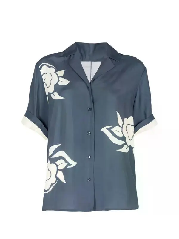 SIR. Lilou Floral-print Shirt - Blue