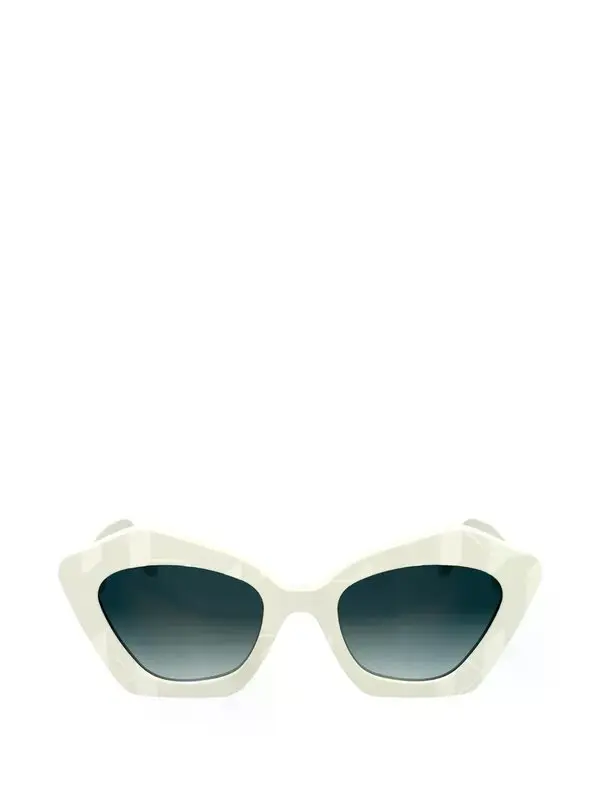 Karl Lagerfeld Geometric-frame Sunglasses - White