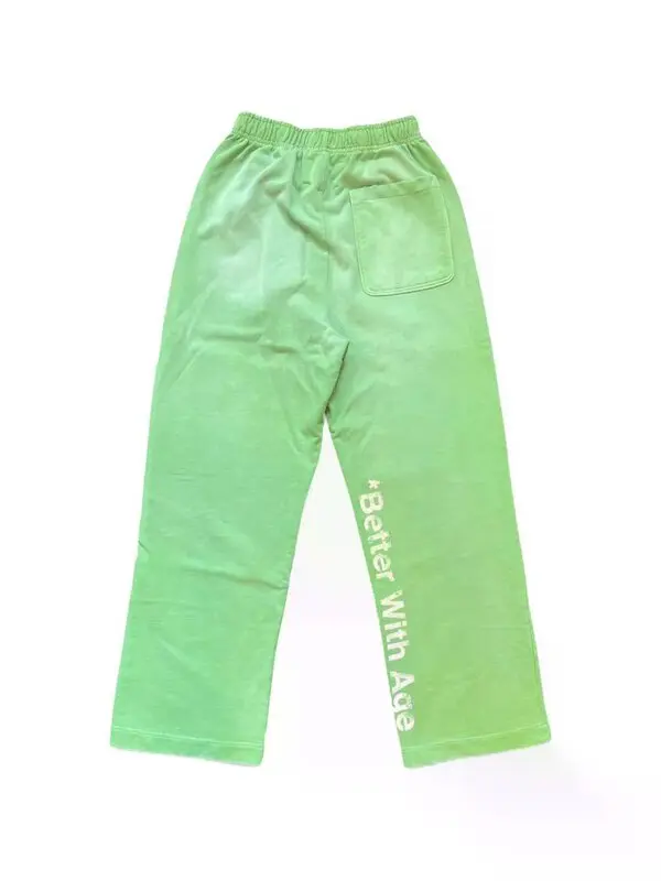 BETTER WITH AGE Logo-print Track Pants