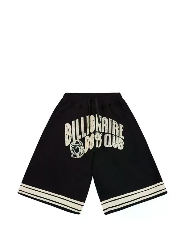 BILLIONAIRE BOYS CLUB Curve Logo-print Shorts - Black
