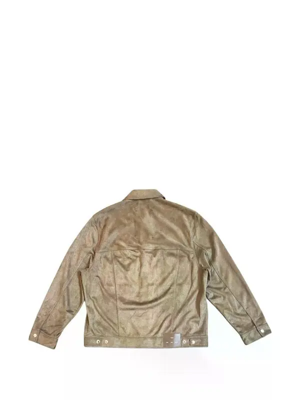 SONG FOR THE MUTE Button-down Suede Jacket