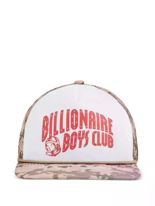 BILLIONAIRE BOYS CLUB Logo-print Camouflage-pattern Trucker Hat - Neutrals
