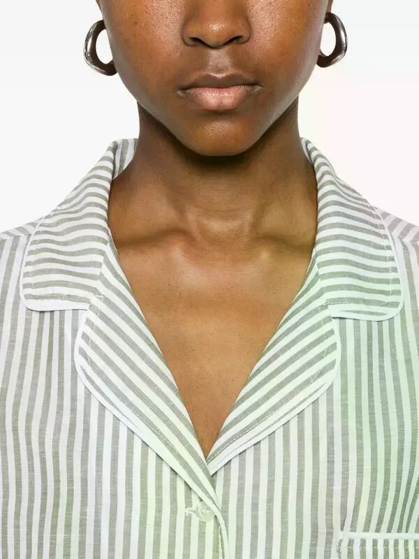 RIVIERA Striped-print Shirt