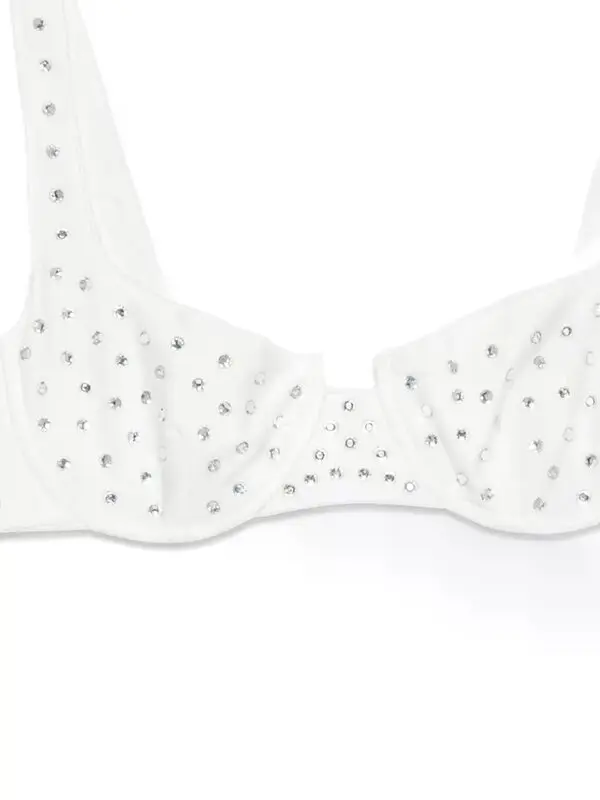 Oseree Gem-embellished Underwired Bikini