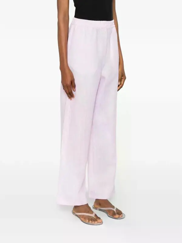 RIVIERA Elasticated-waistband Pants - Pink