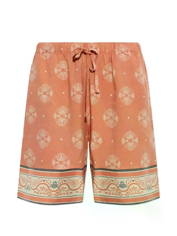 Hanro Printed Drawstring Shorts
