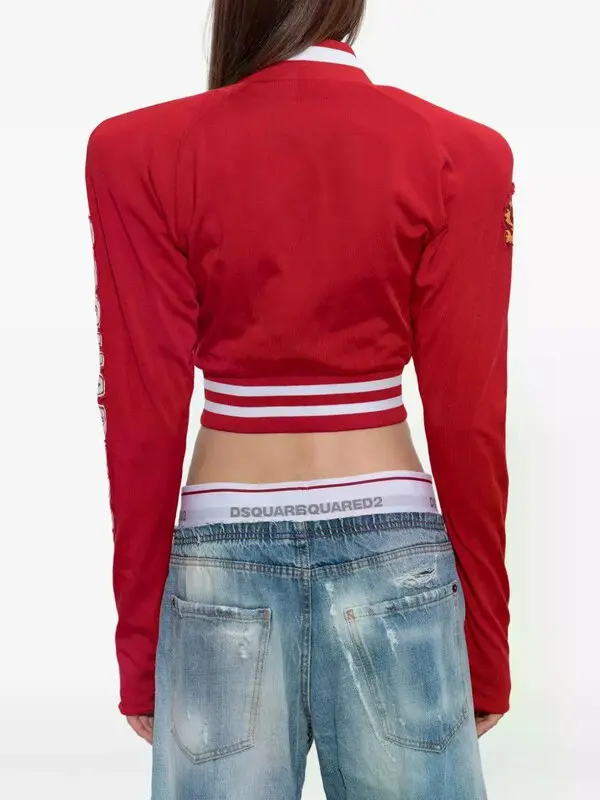 Dsquared2 Logo-patch Cropped Jacket