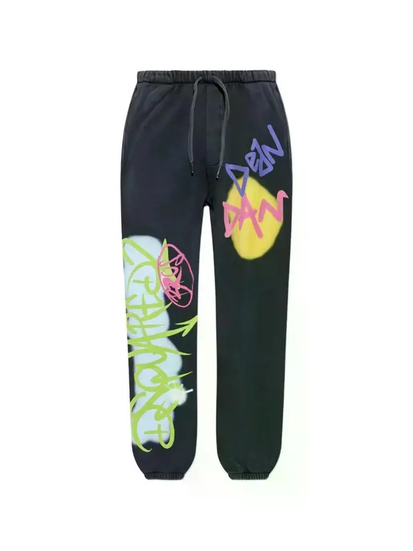 Dsquared2 Graffiti-print Track Pants - Grey