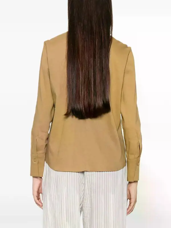 Max Mara Badesse Long-sleeve Shirt - Neutrals