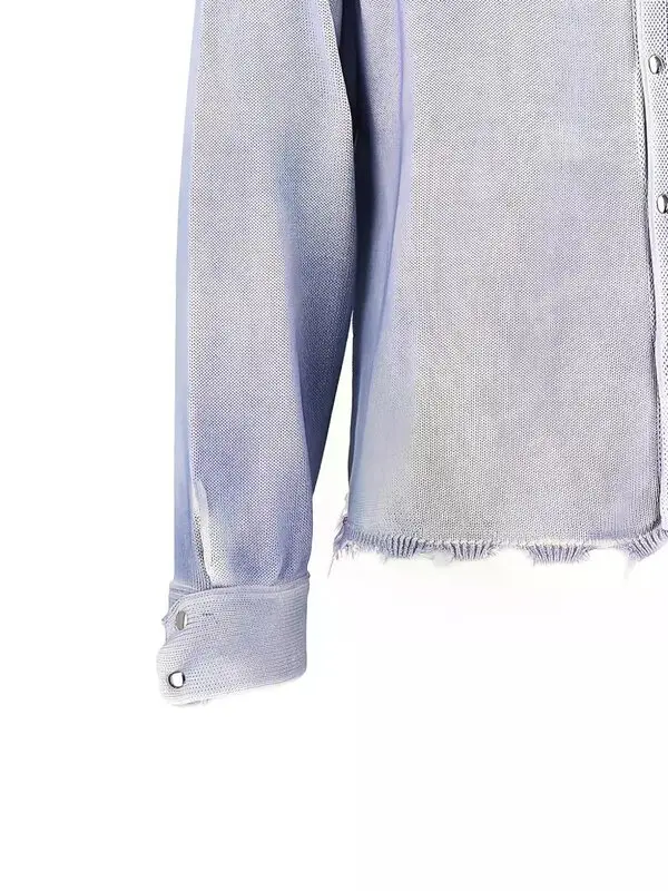 AMARANTO Distressed-effect Cardigan