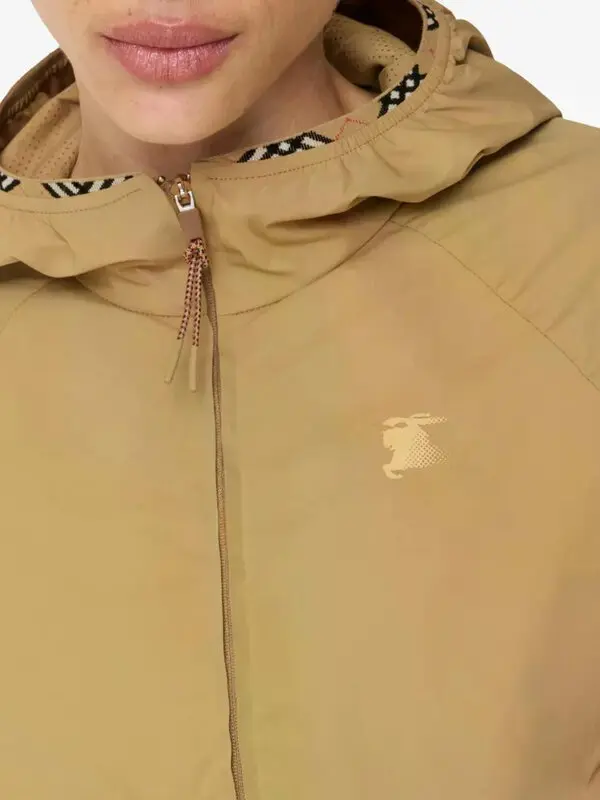 Burberry Stretch Nylon Hooded Jacket