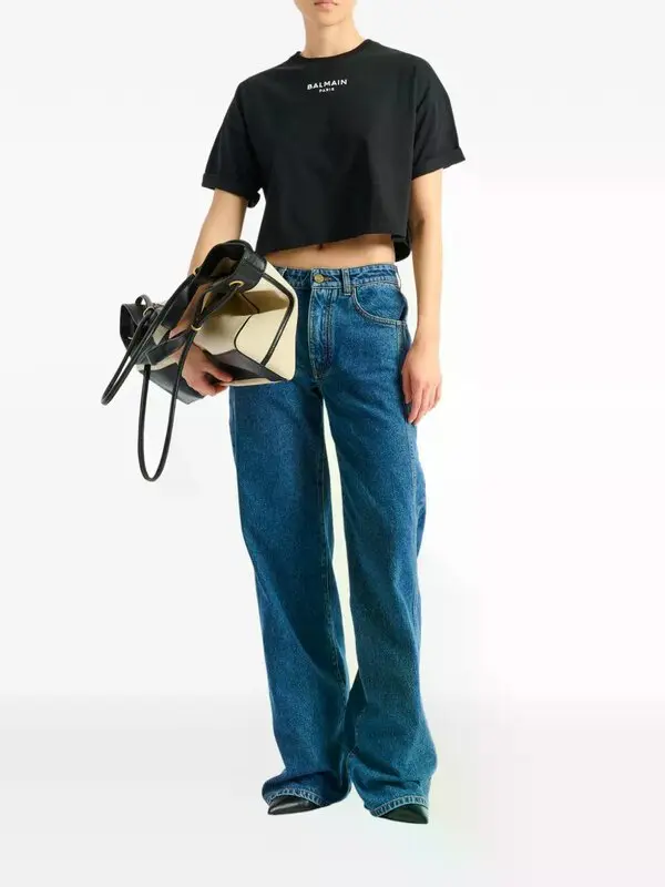 Balmain Paris Embroidered T-shirt