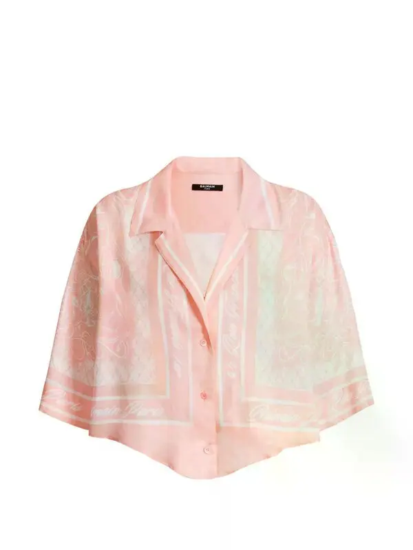 Balmain Printed Foulard Pyjama Shirt