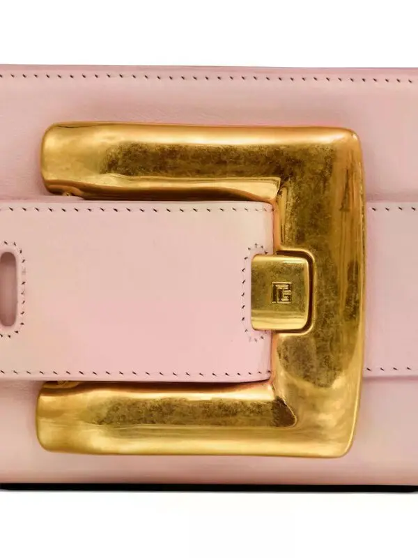 Balmain Anthem Smooth Leather Clutch