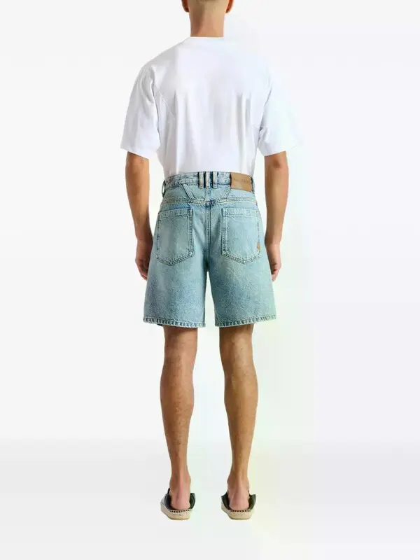 Balmain Light Denim Bermuda Shorts - Blue