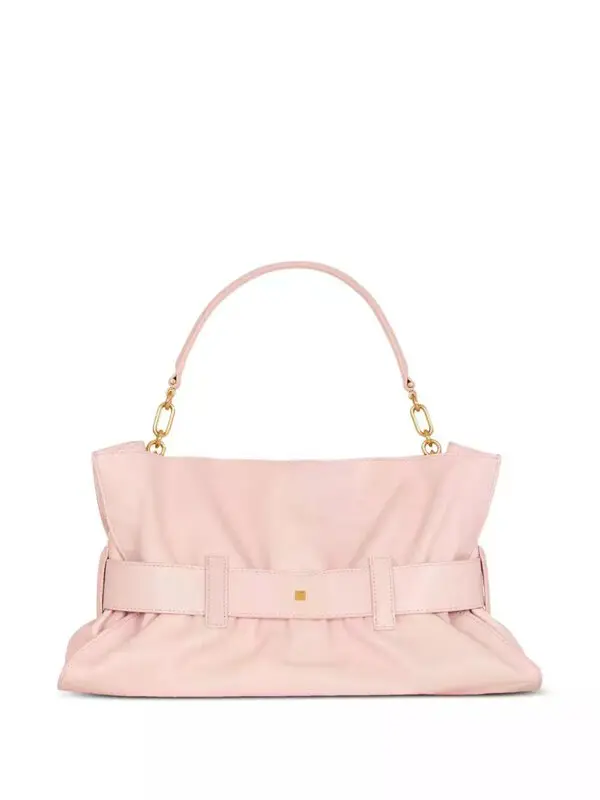 Balmain Medium Anthem Bag In Smooth Leather - Pink