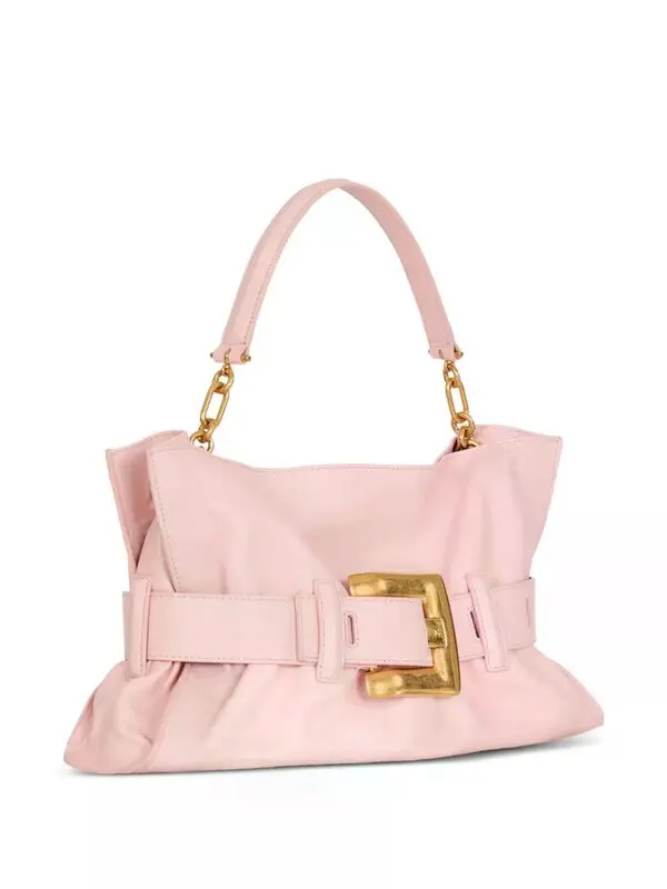 Balmain Medium Anthem Bag In Smooth Leather - Pink