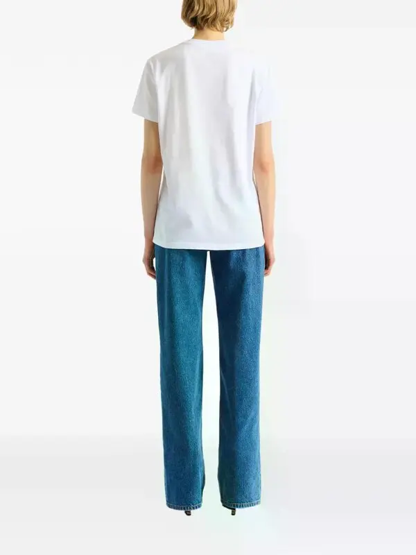 Balmain Paris Embroidered T-shirt - White