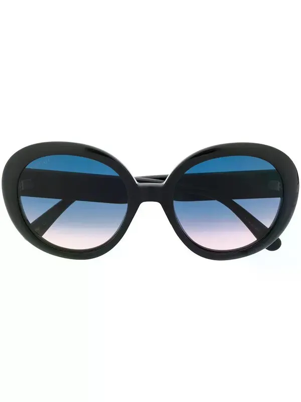 Gucci Oversize Round-frame Sunglasses - Black