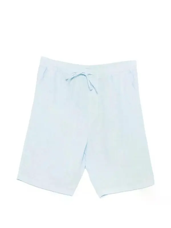 120% Lino Drawstring-waist Linen Shorts