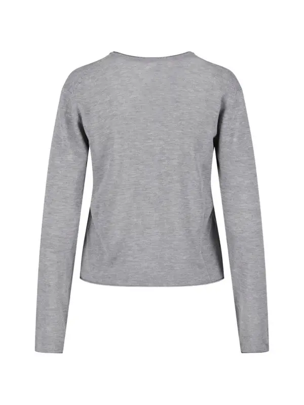 DUNST Cotton Blend Cardigan - Grey