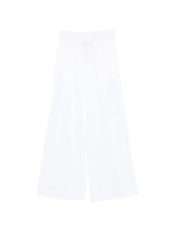 SEMICOUTURE Jhonny Cotton Trousers - White