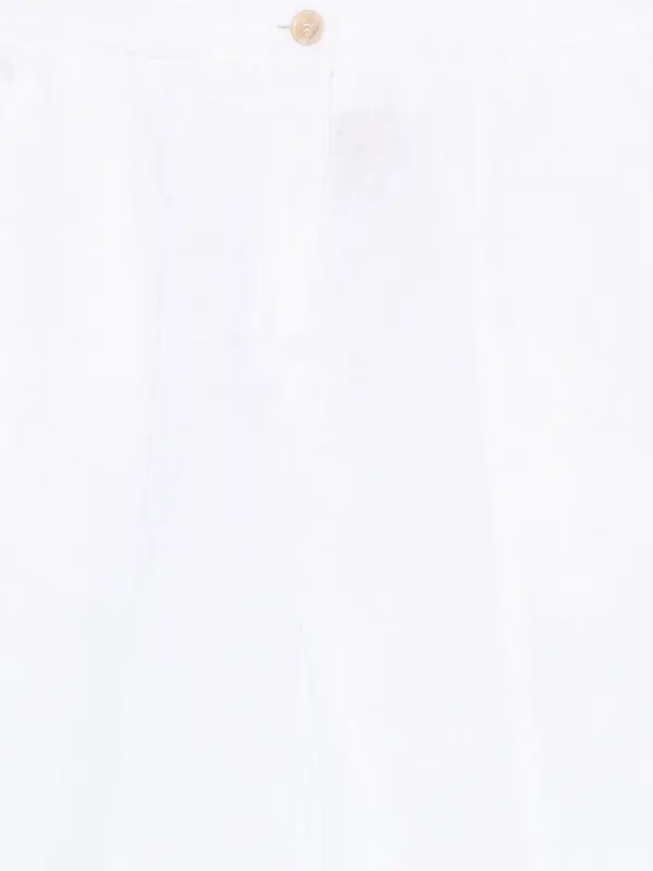 SEMICOUTURE Kym Linen Trousers - White