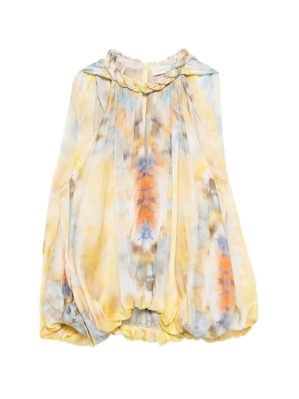 Zimmermann Alchemy Silk Blouse - Yellow