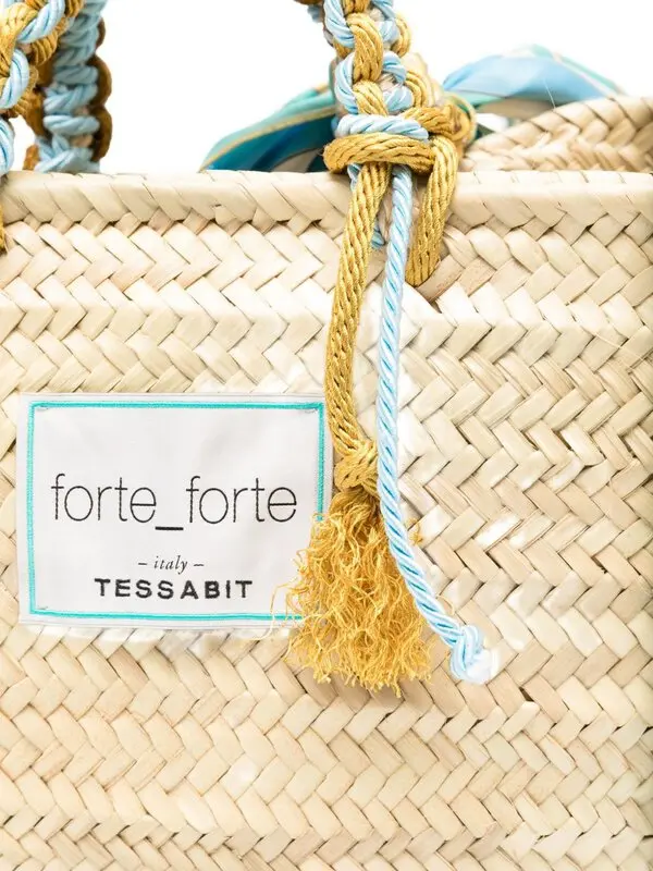 FORTE_FORTE Large Straw Tote Bag