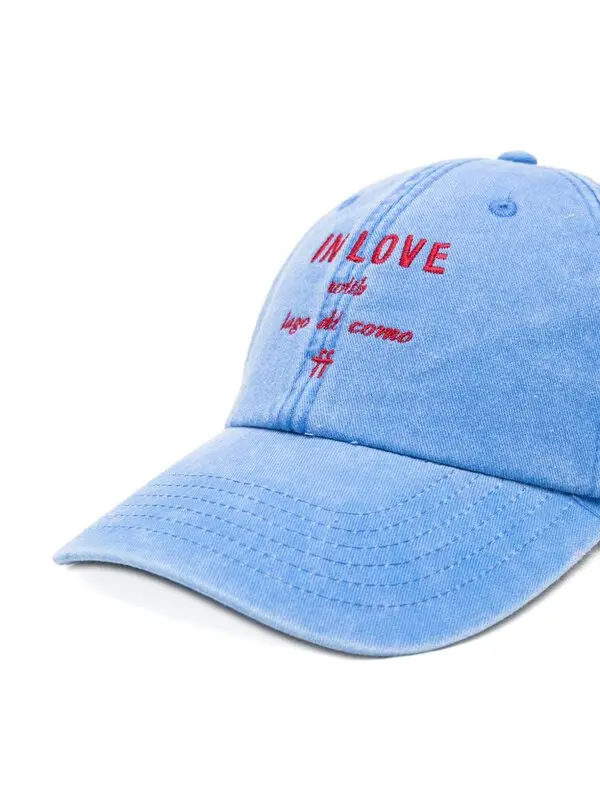 FORTE_FORTE Embroidered Baseball Cap - Blue