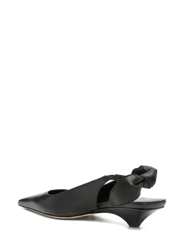 VIC MATIE Leather Slingbacks