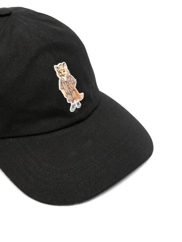 Maison Kitsuné Dressed Fox Baseball Cap - Black