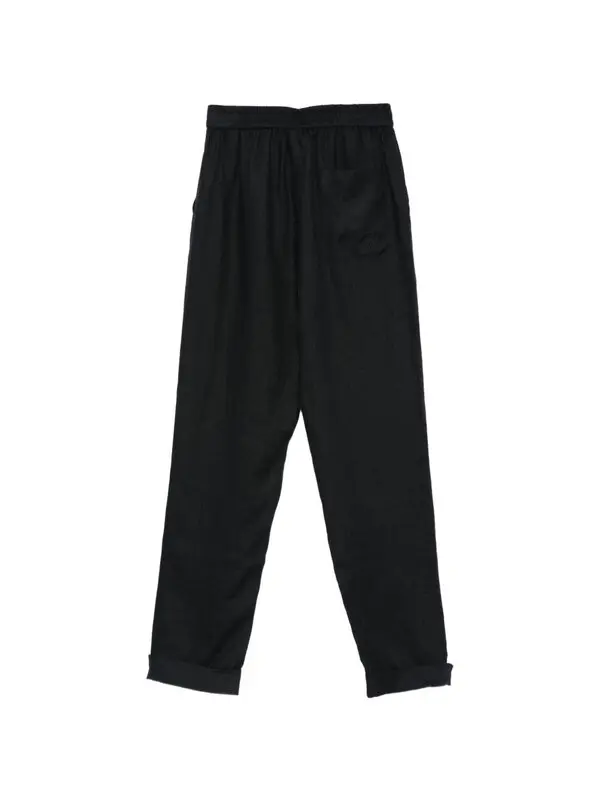 Emporio Armani Linen Trousers - Blue