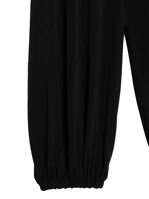 Emporio Armani Wide-leg Trousers - Black