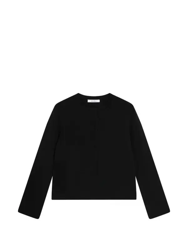 Max Mara Round-neck Long-sleeved Cardigan