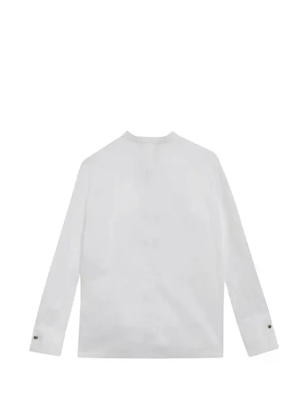 Max Mara Band-collar Long-sleeve Shirt