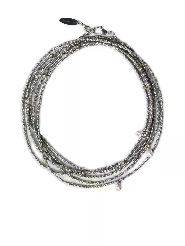 Brunello Cucinelli Sterling Wrap Bracelet - Silver