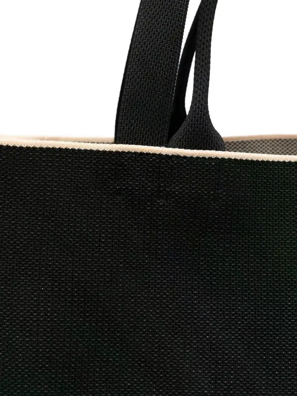 Patrizia Pepe Logo-knit Tote Bag