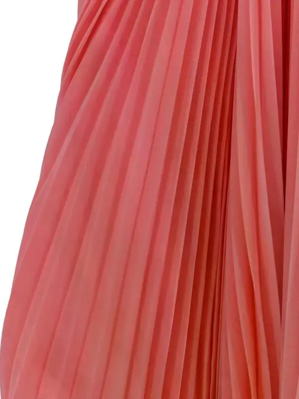 Max Mara Pleated Halterneck Top - Pink