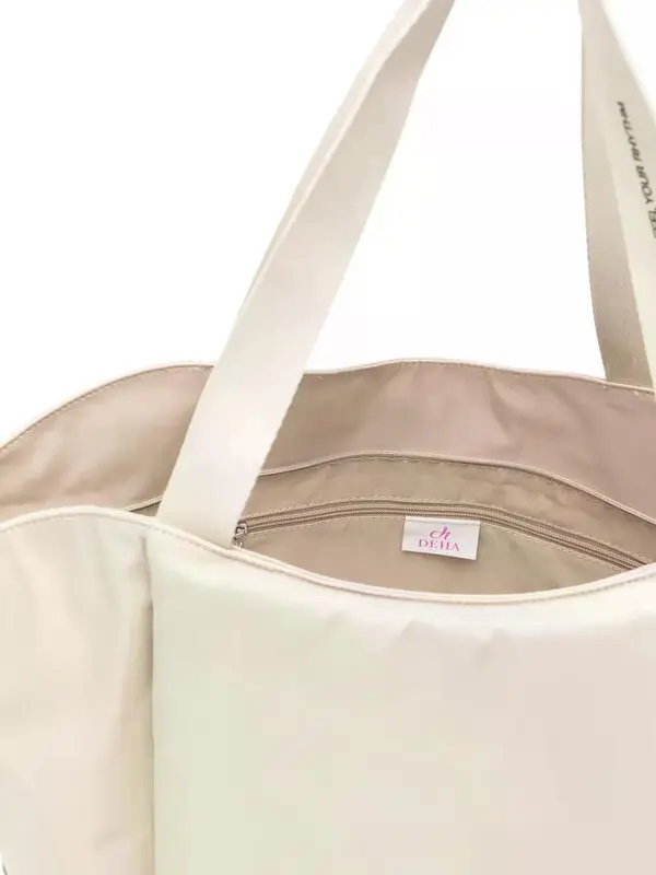 DEHA Logo Embossed Tote Bag
