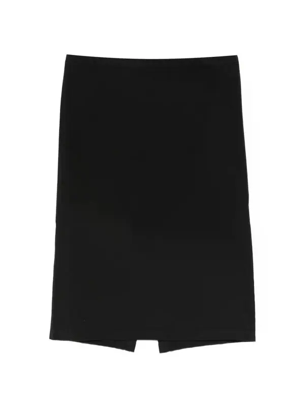 DEHA Midi Skirt With Drawstring - Black