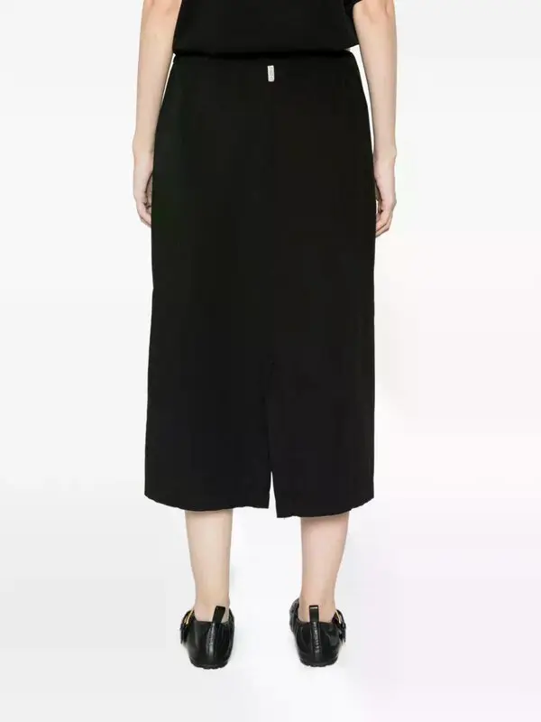 DEHA Midi Skirt With Drawstring - Black