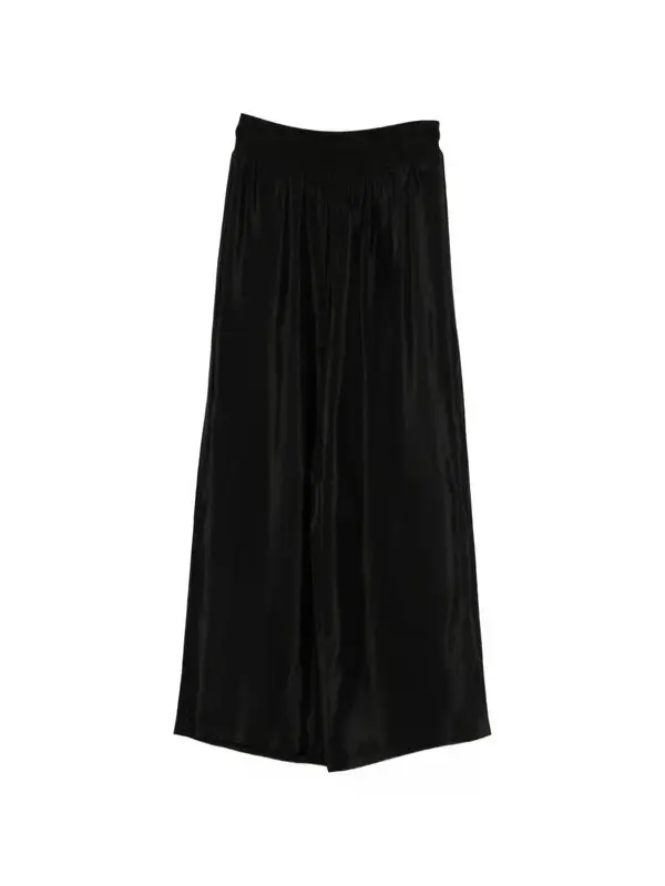 DEHA Drawstring Palazzo Pants - Black