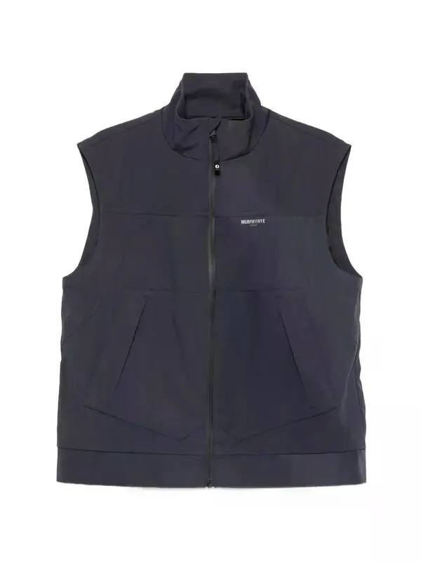MURPHY&NYE Logo-print High-neck Gilet