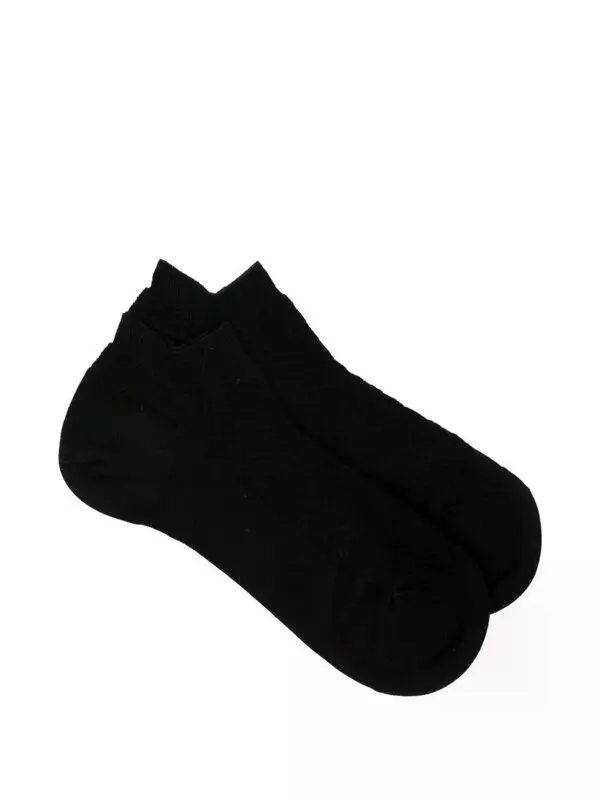 Zegna Sleek Dash Socks - Black
