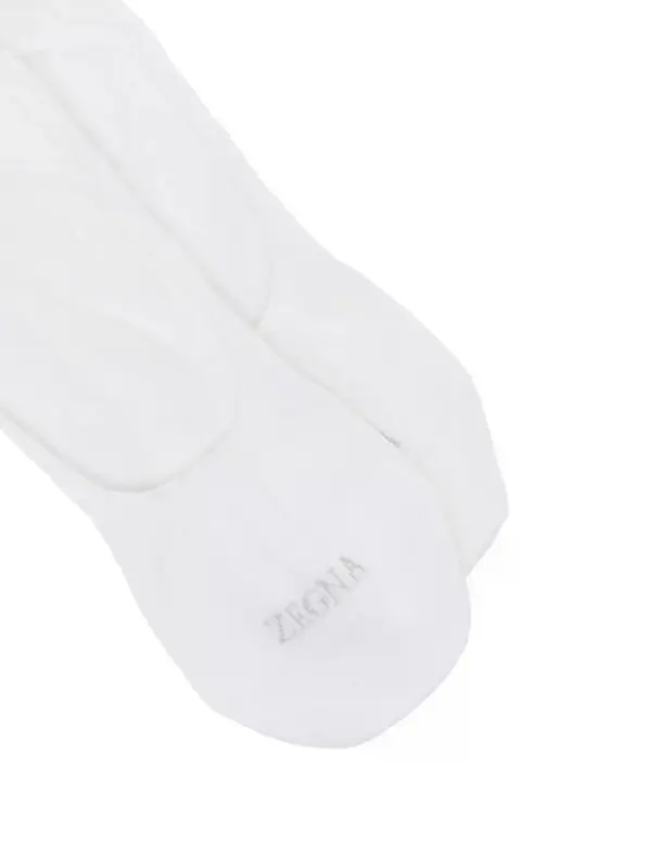 Zegna Freshness Socks - White