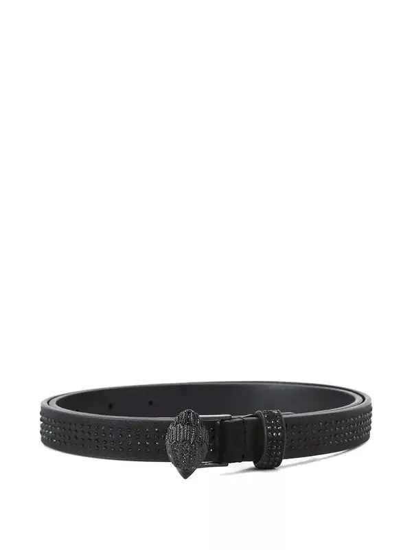 Kurt Geiger Embellished Buckle Belt - Black