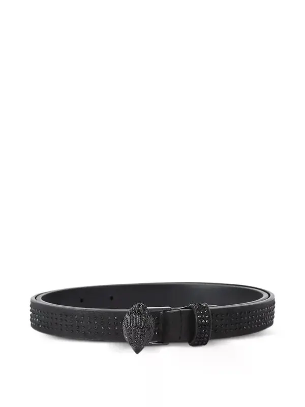 Kurt Geiger Embellished Buckle Belt - Black