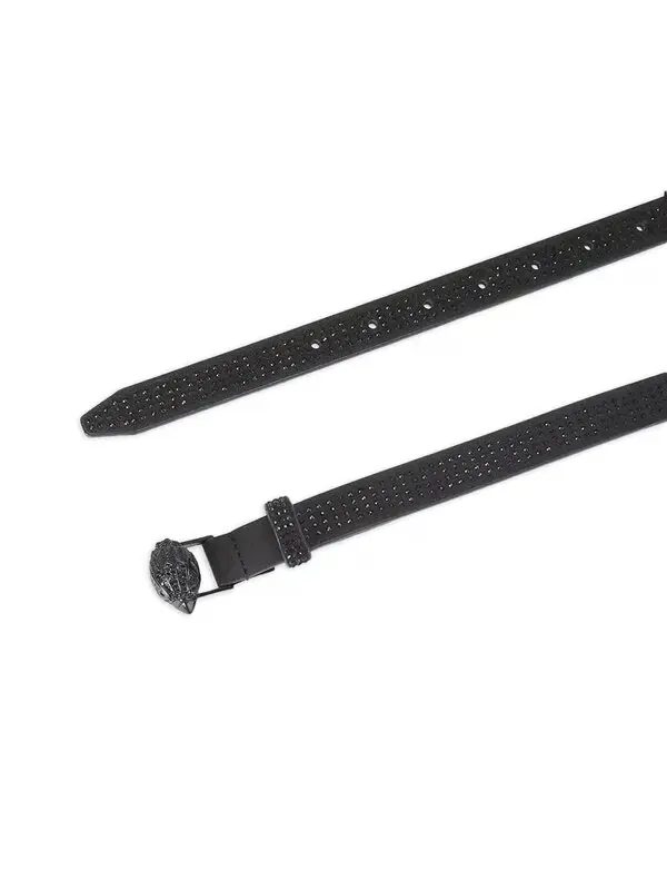 Kurt Geiger Embellished Buckle Belt - Black